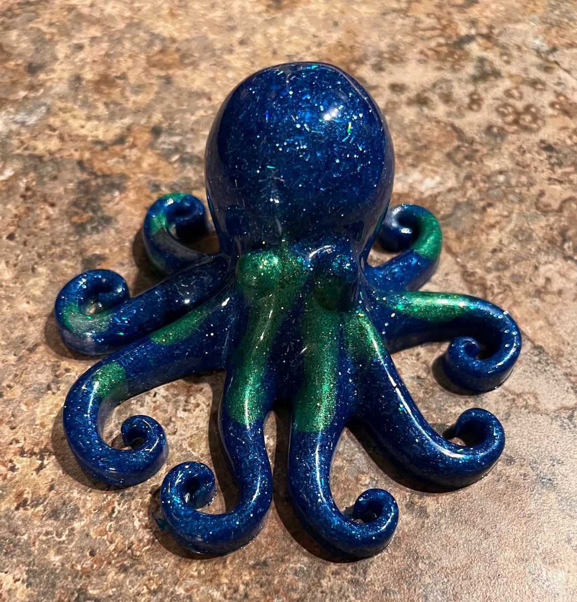 Resin Octopus Figurines Octopus Desk Decor Paperweight - Etsy