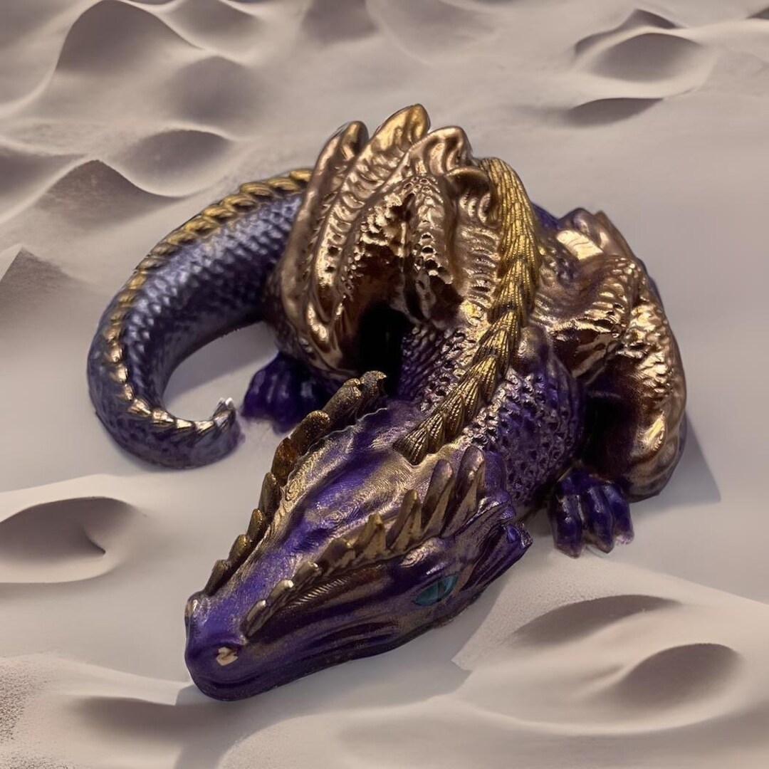 Resin Dragon Figurine - Etsy