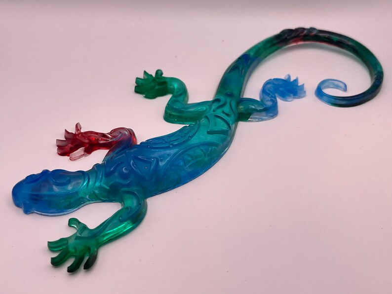 Resin Lizard Handmade Lizard Figurine - Etsy