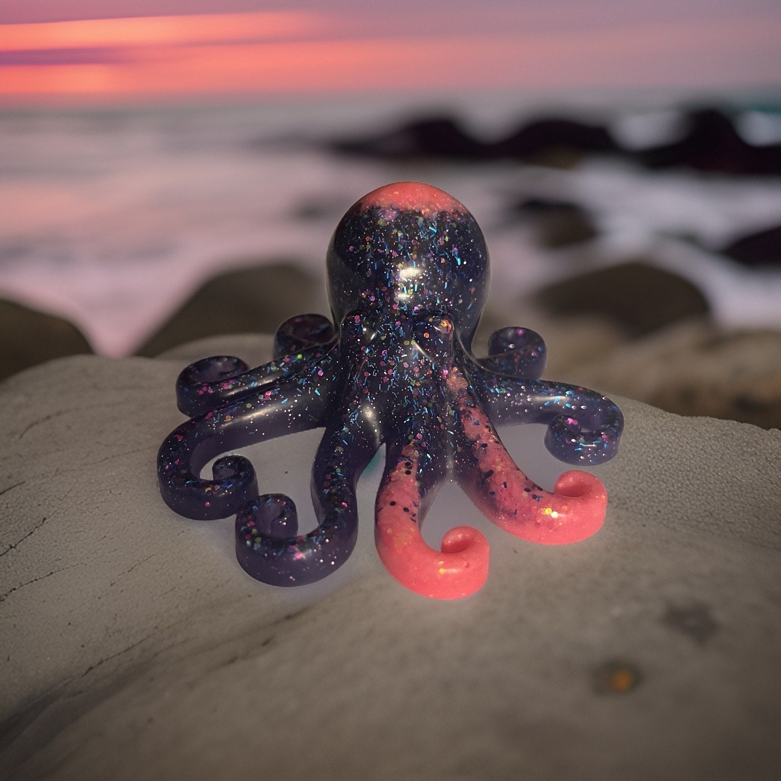 Resin Octopus Figurines Octopus Desk Decor Paperweight - Etsy