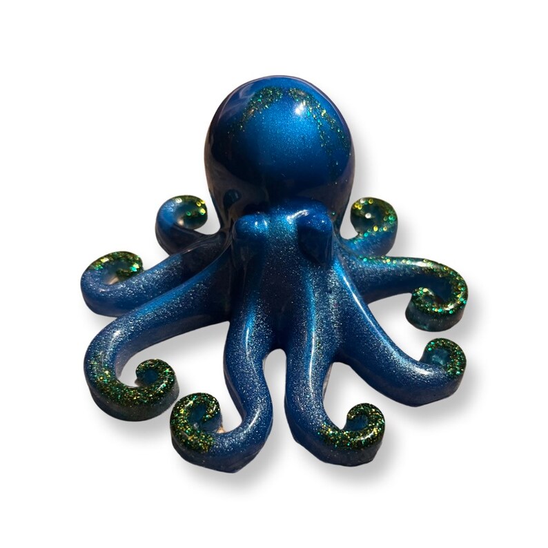 Resin Octopus Figurines Octopus Desk Decor Paperweight - Etsy