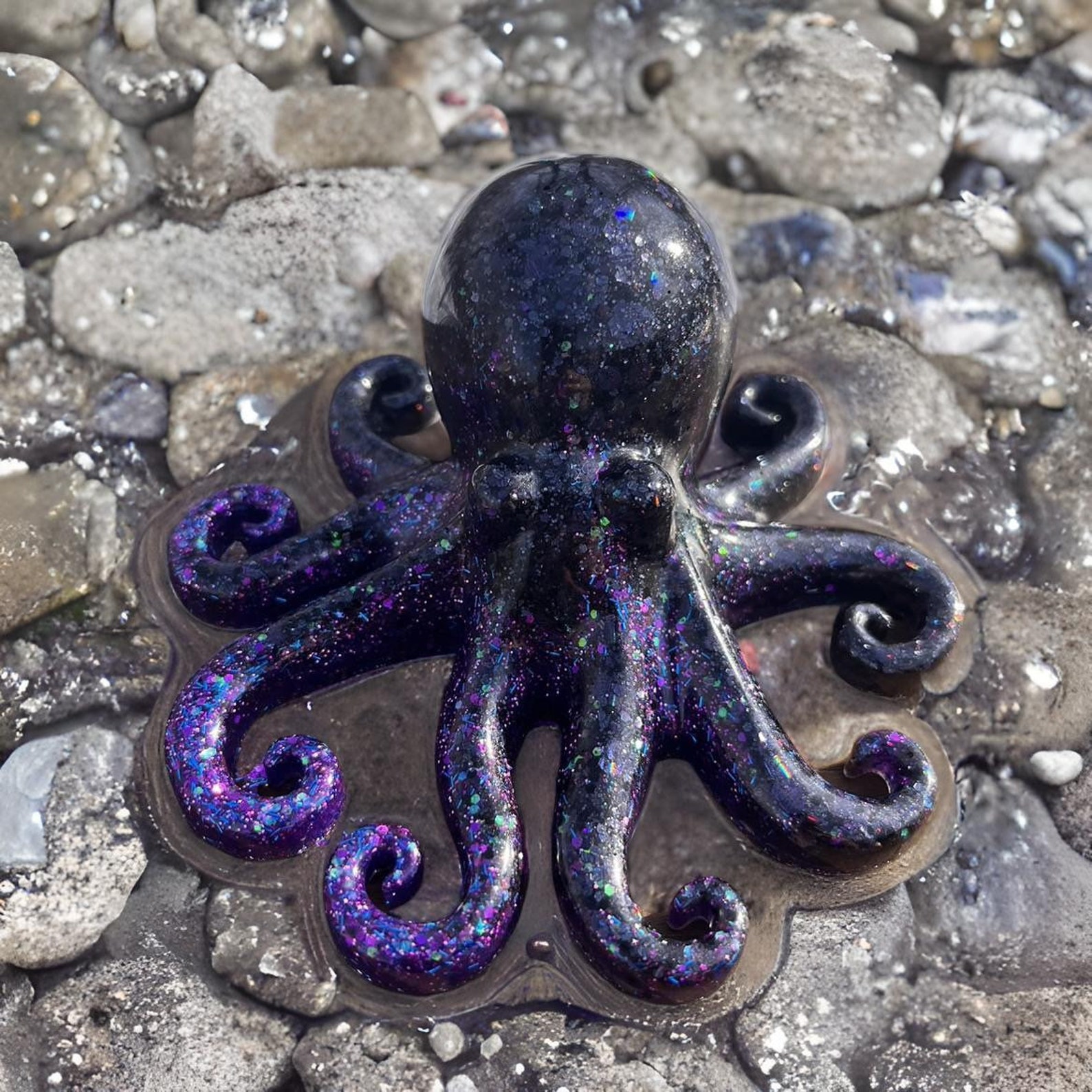 Resin Octopus Figurines Octopus Desk Decor Paperweight - Etsy