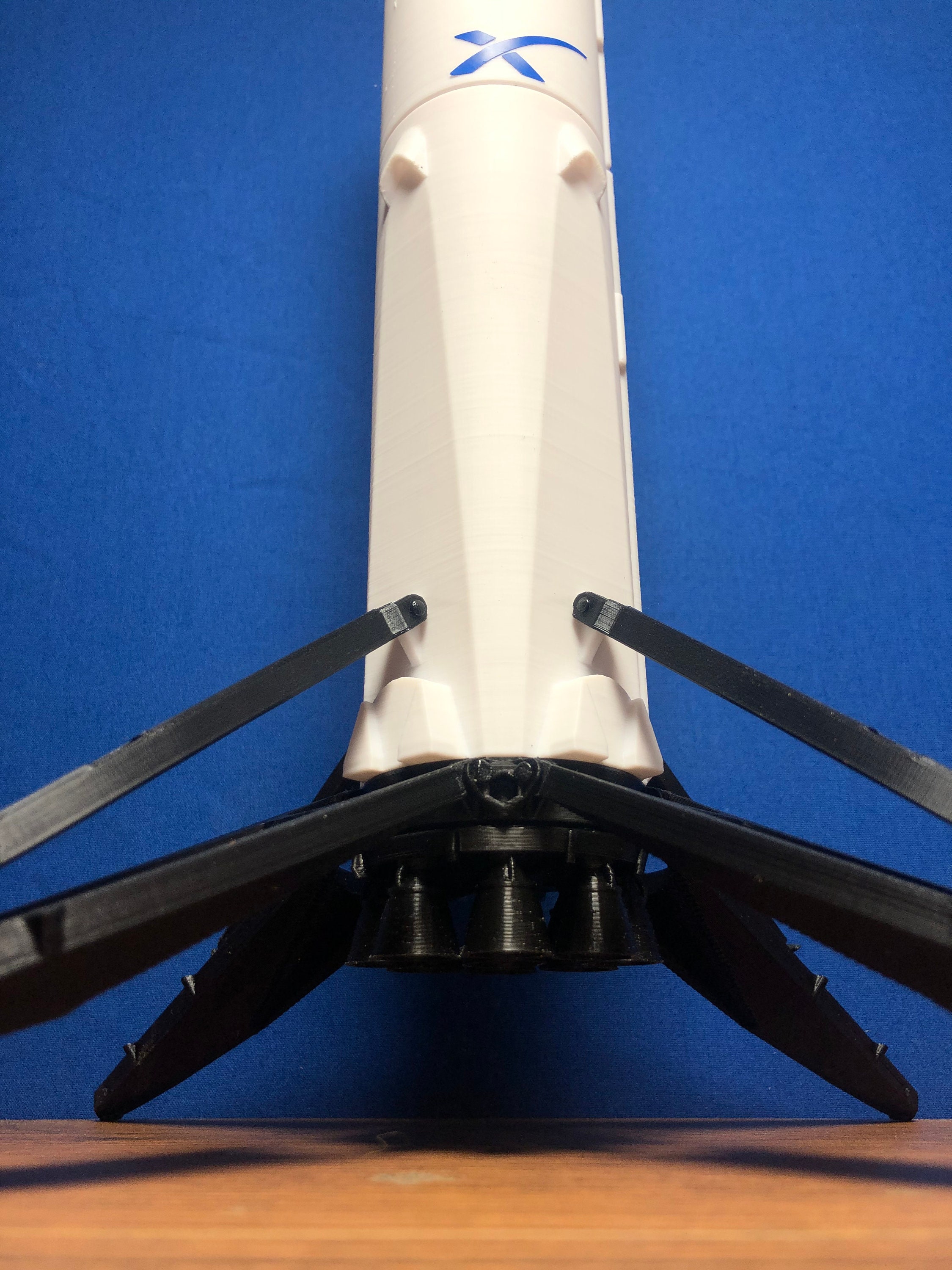 Falcon 9 Model Rocket Block 5-1/75 Scale-3D printed-With Vinyl | Etsy