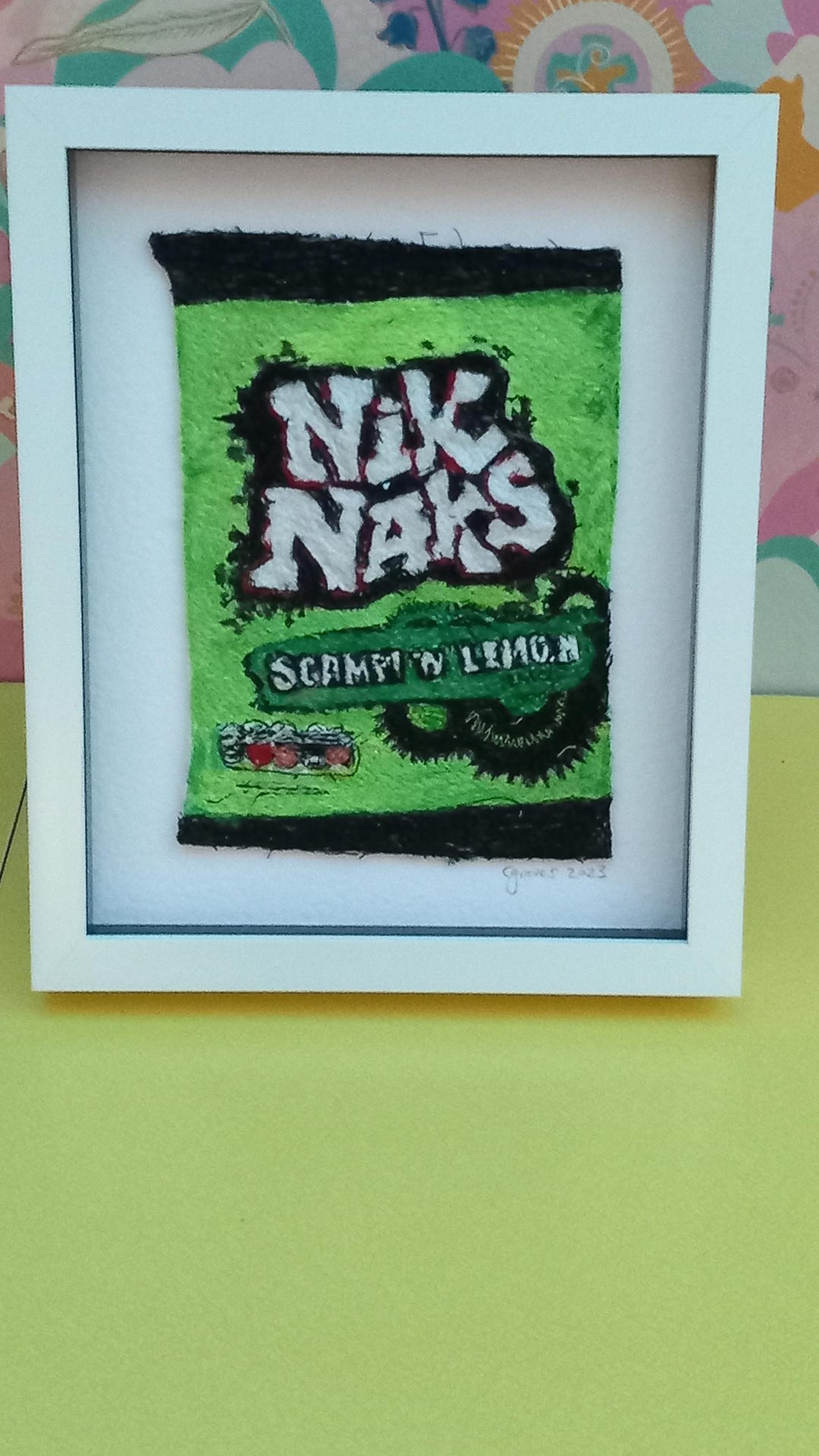 Nik Naks Scampi and Lemon Crisps Food Free Motion Embroidery - Kitchen ...