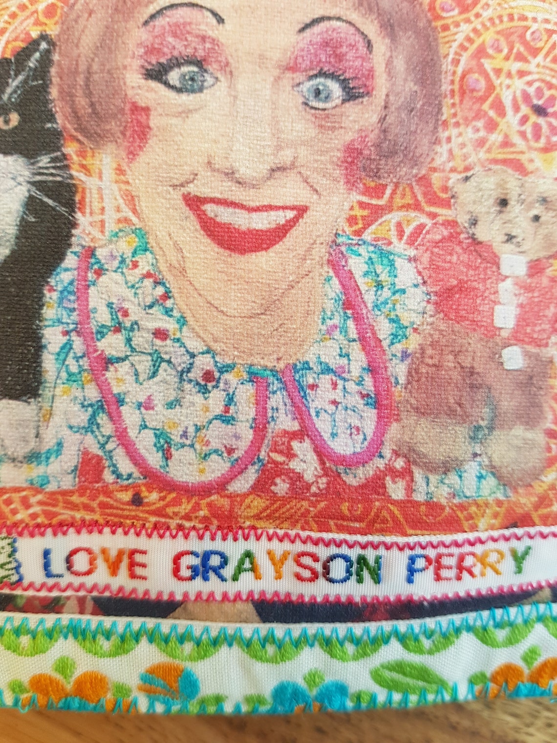 Grayson Perry Alan Measles Fun Hanging Fabric Decoration Gift | Etsy