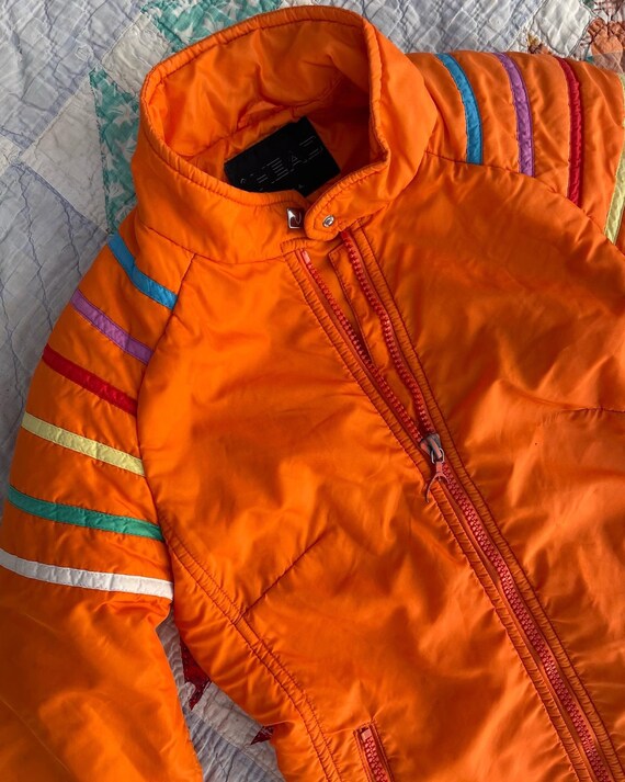 Vintage 80’s Colorful Puffer Jacket - Gem