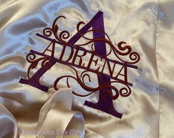 Robe Monogram Font - Etsy