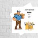 Personalised Birthday Card for a Bricklayer, Brickie, Builder - Etsy UK