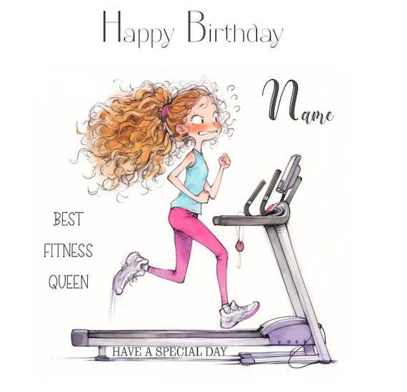 Happy Birthday Female Fitness