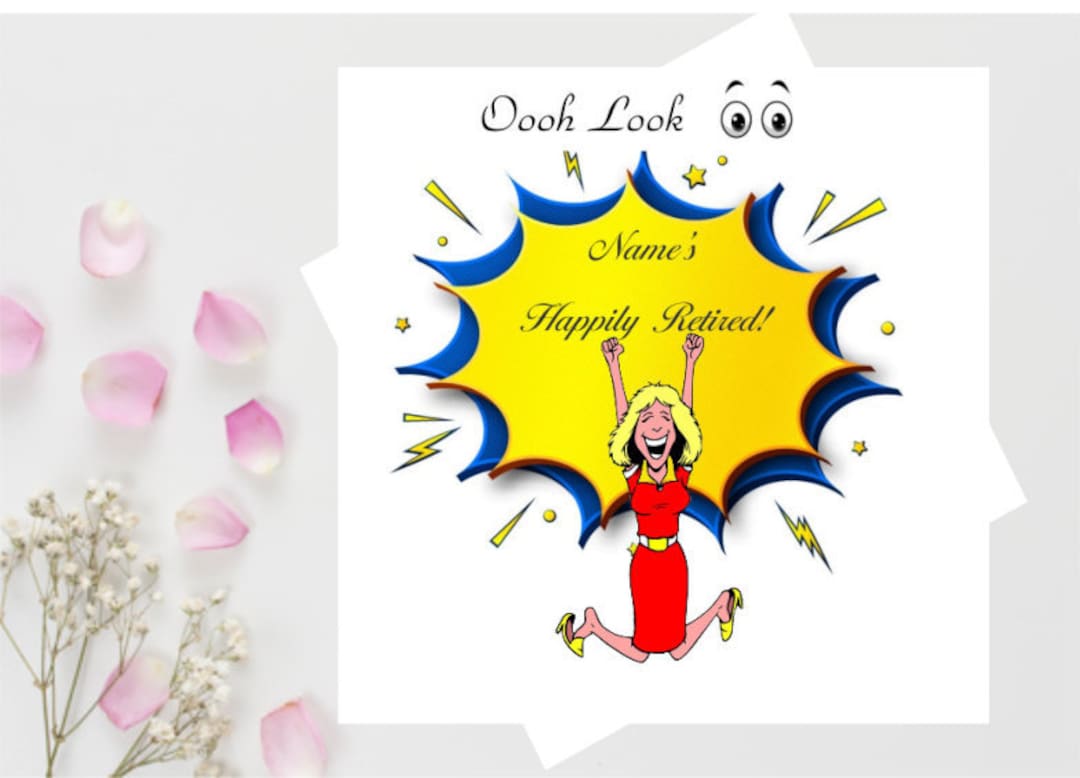 Personalized Retirement Card - Etsy