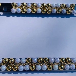 DIY Pearl License Plate Kit With Rhinestones Bling New Car Gift Gifts ...