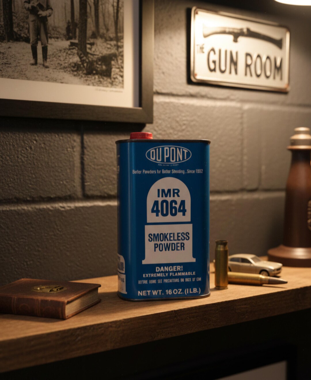 Vintage IMR 4064 Gun Powder Tin Can - Etsy