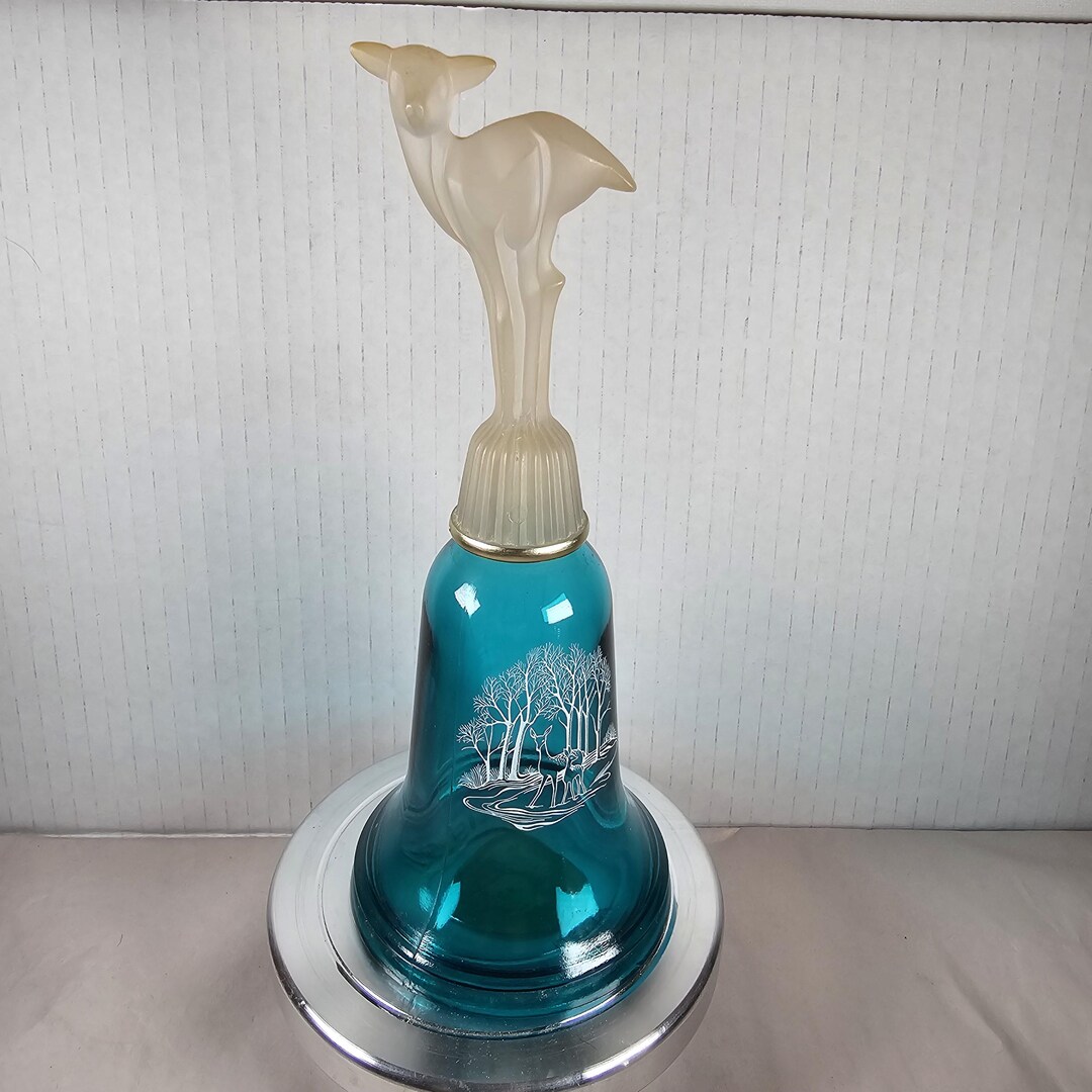 Vintage Avon Charisma Cologne Bottle: Blue Bell, Frosted Deer, 1981 - Etsy