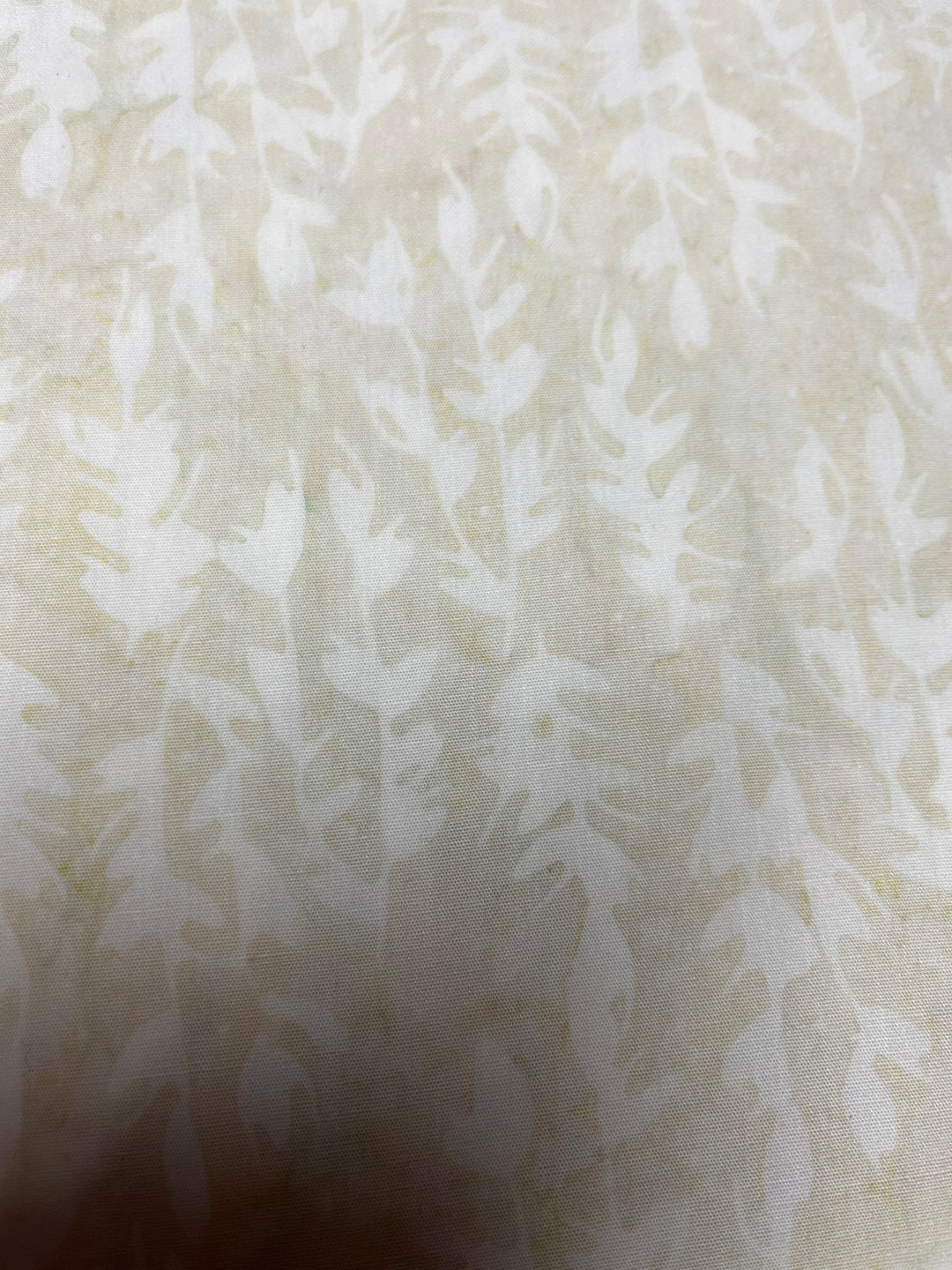 Batik Beige and Cream Neutral Floral Batik Fabric BTY or BTHY - Etsy