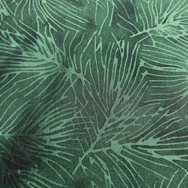 Green Batik Fabric - Etsy