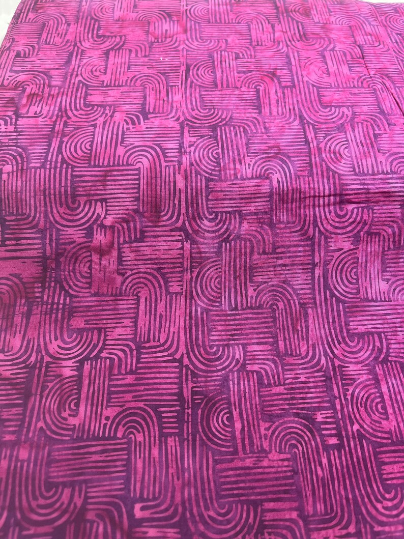 Batik Violet Purple Anthology Zen Garden in Euphoria Color. BTY or BTHY ...