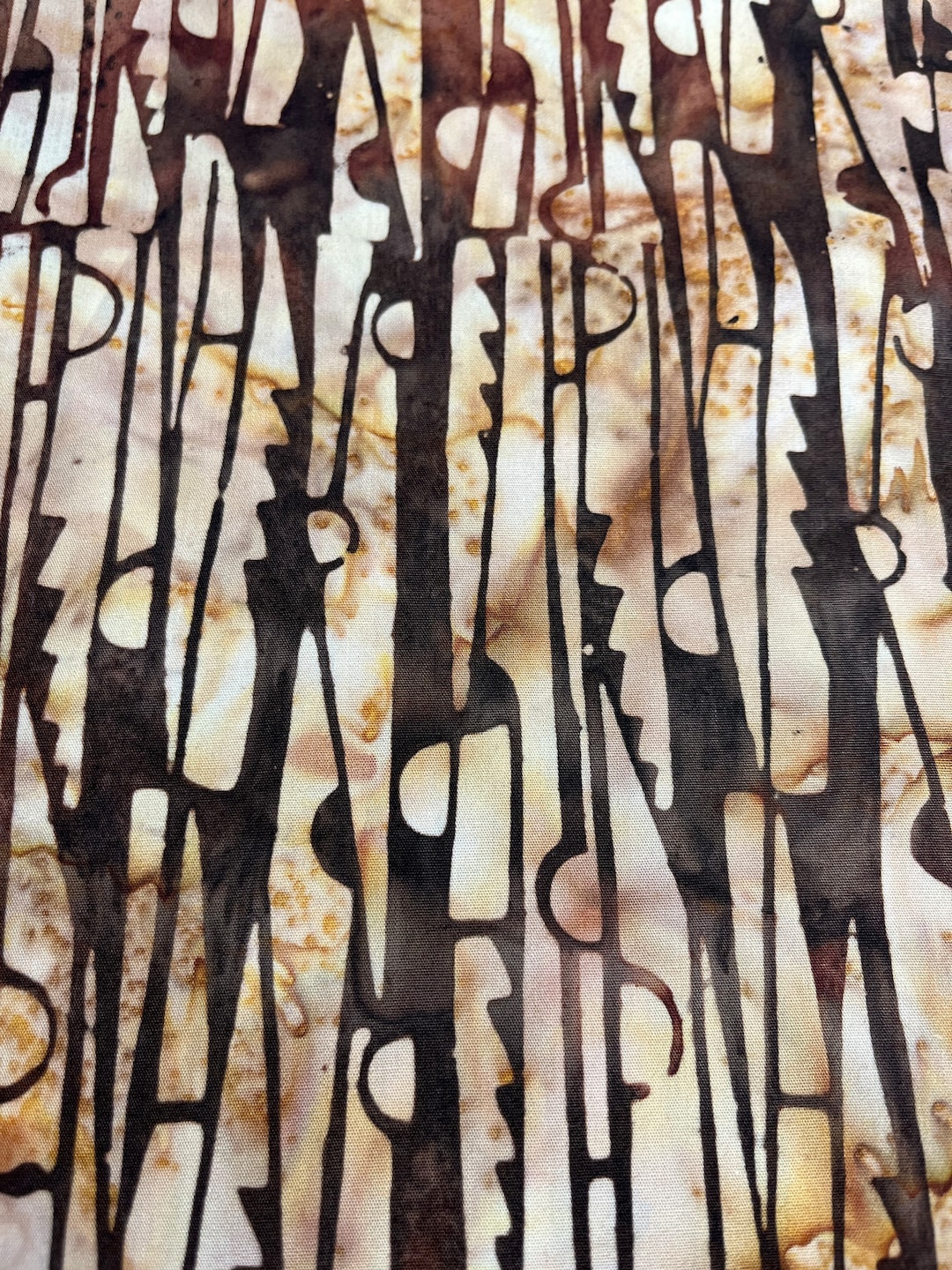 Batik Brown and Tan Island Batik From the Interurban Collection ...