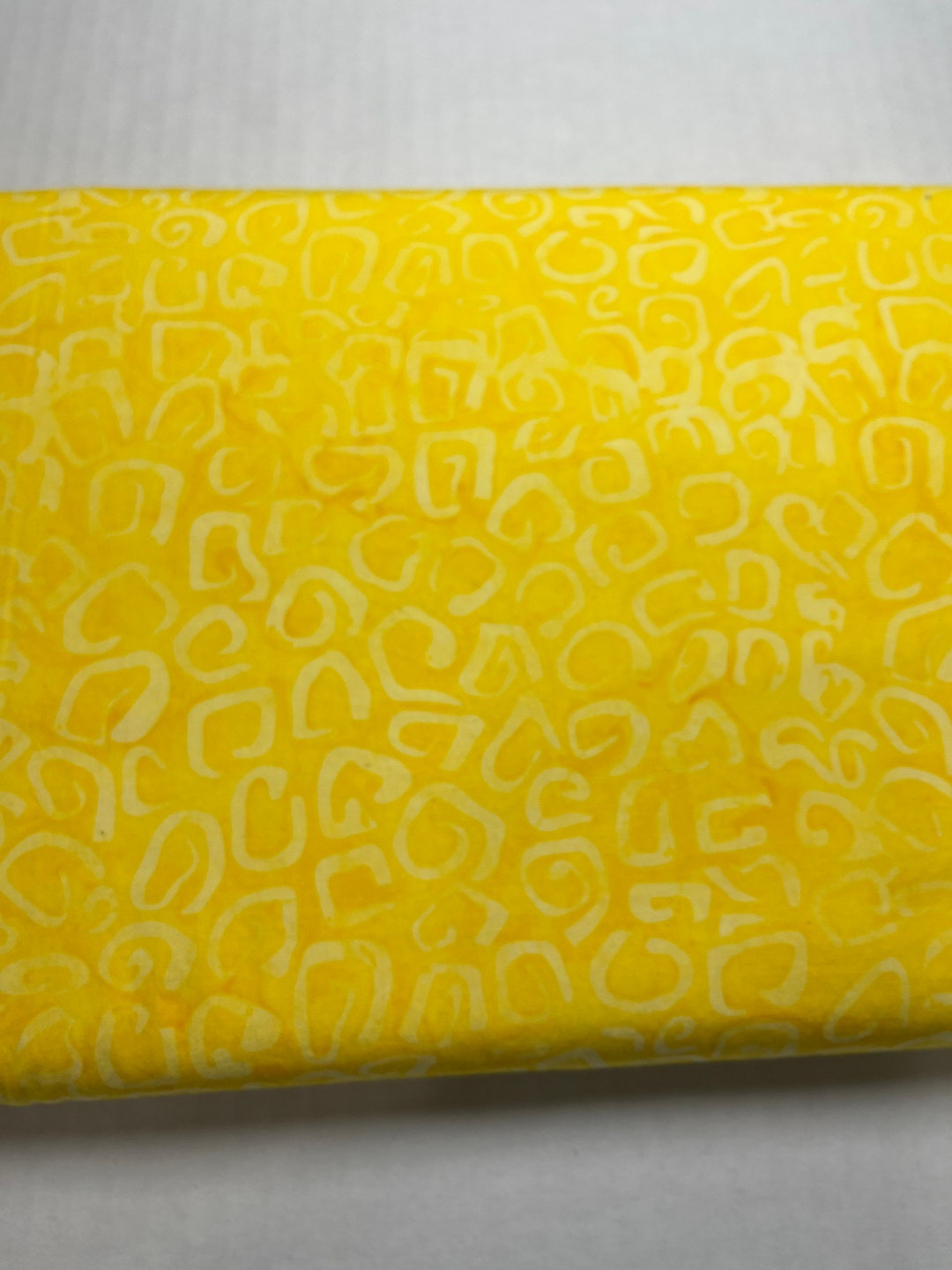 Batik Lemon Yellow Lynx Fabric by Anthology Batiks. BTY or BTHY - Etsy