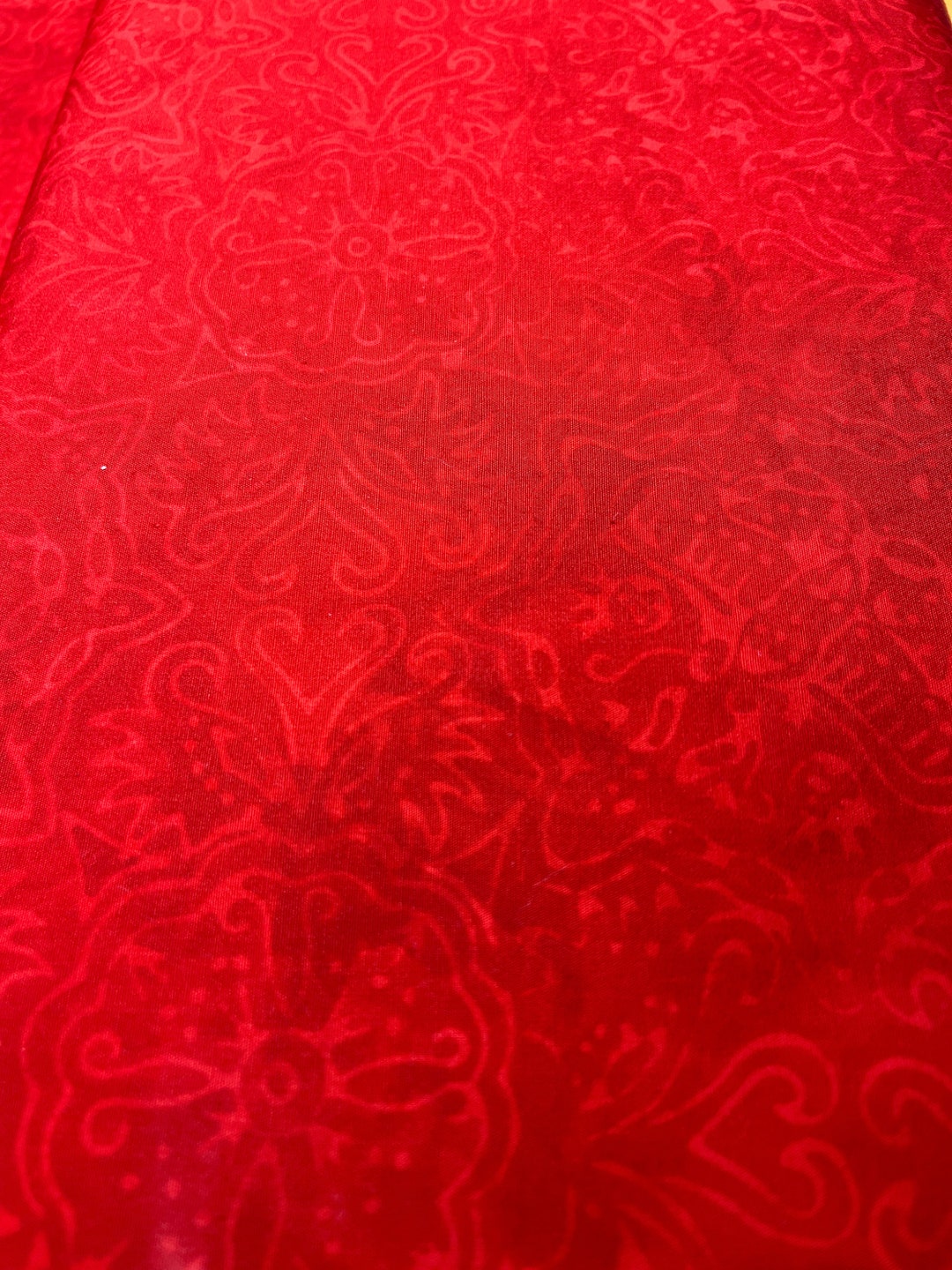 Batik Red Red Elementals Rainbow Bright Riley Blake BT21700-217 BTY or ...