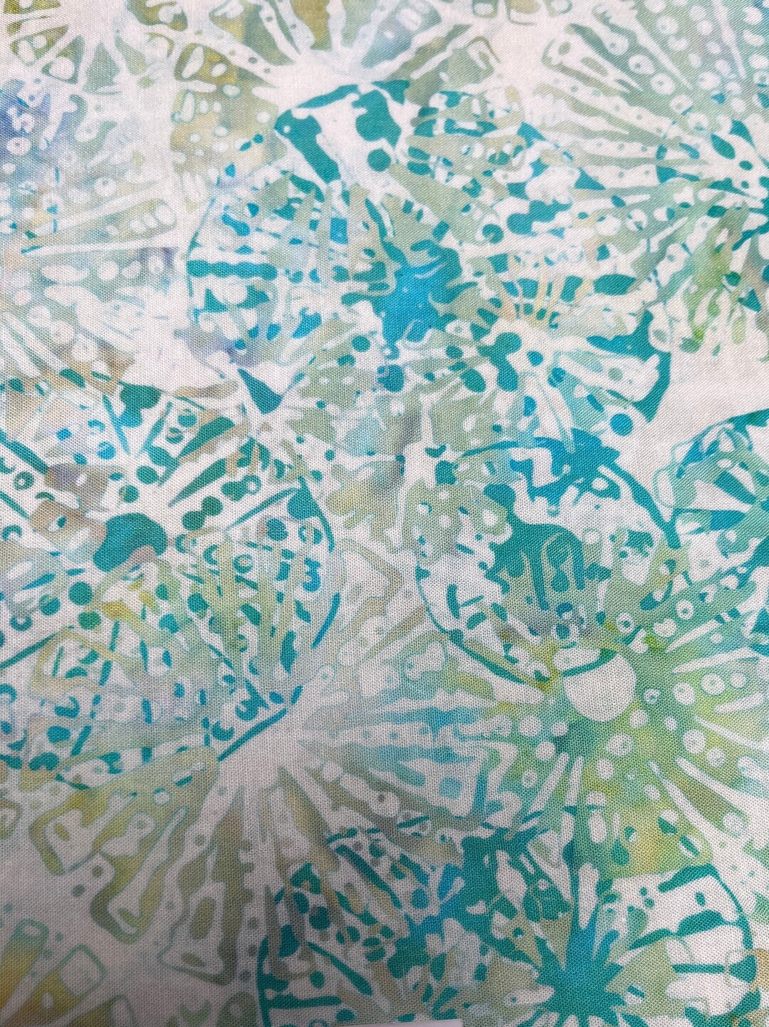 Batik Sea Urchins in Opal Hoffman Along the Shores BTY or BTHY - Etsy