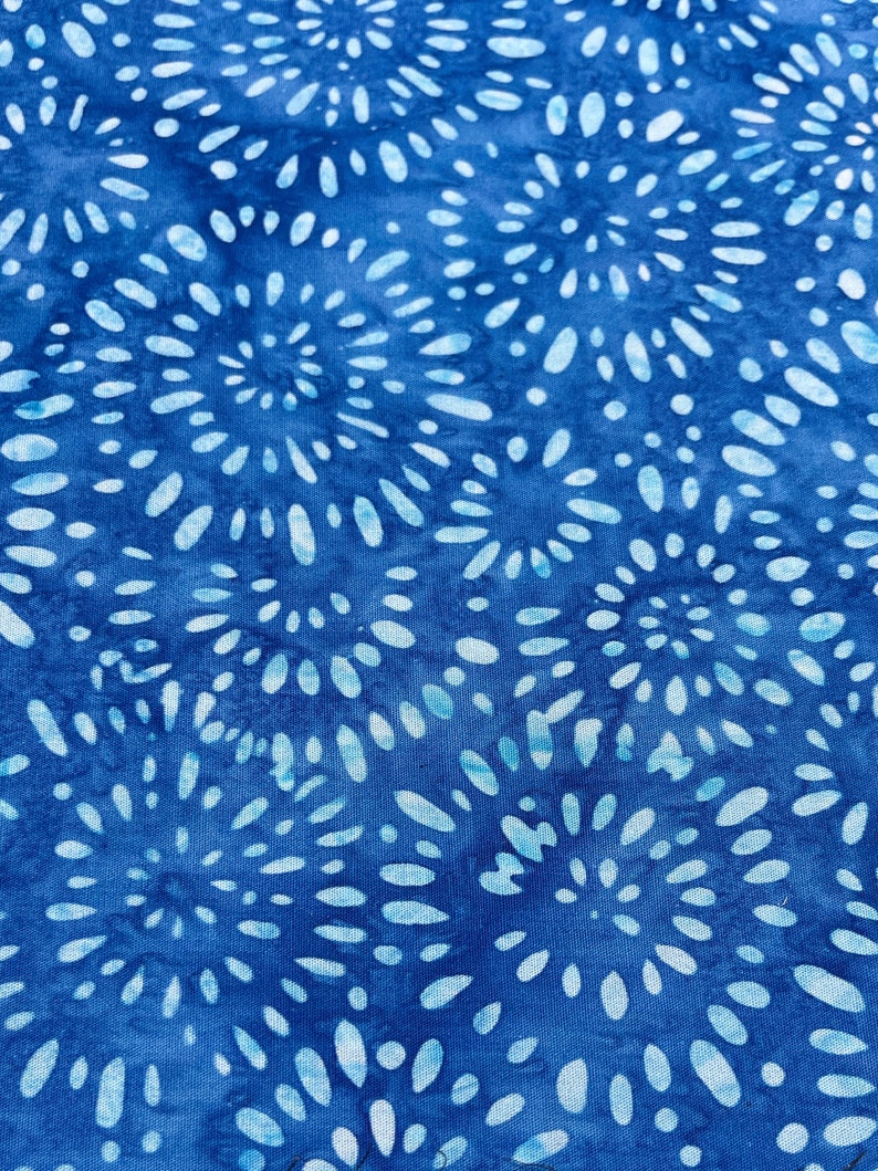 Batik Splash Robert Kaufman Royal Blue Artisan Batiks Fabric. AMD 22389 ...