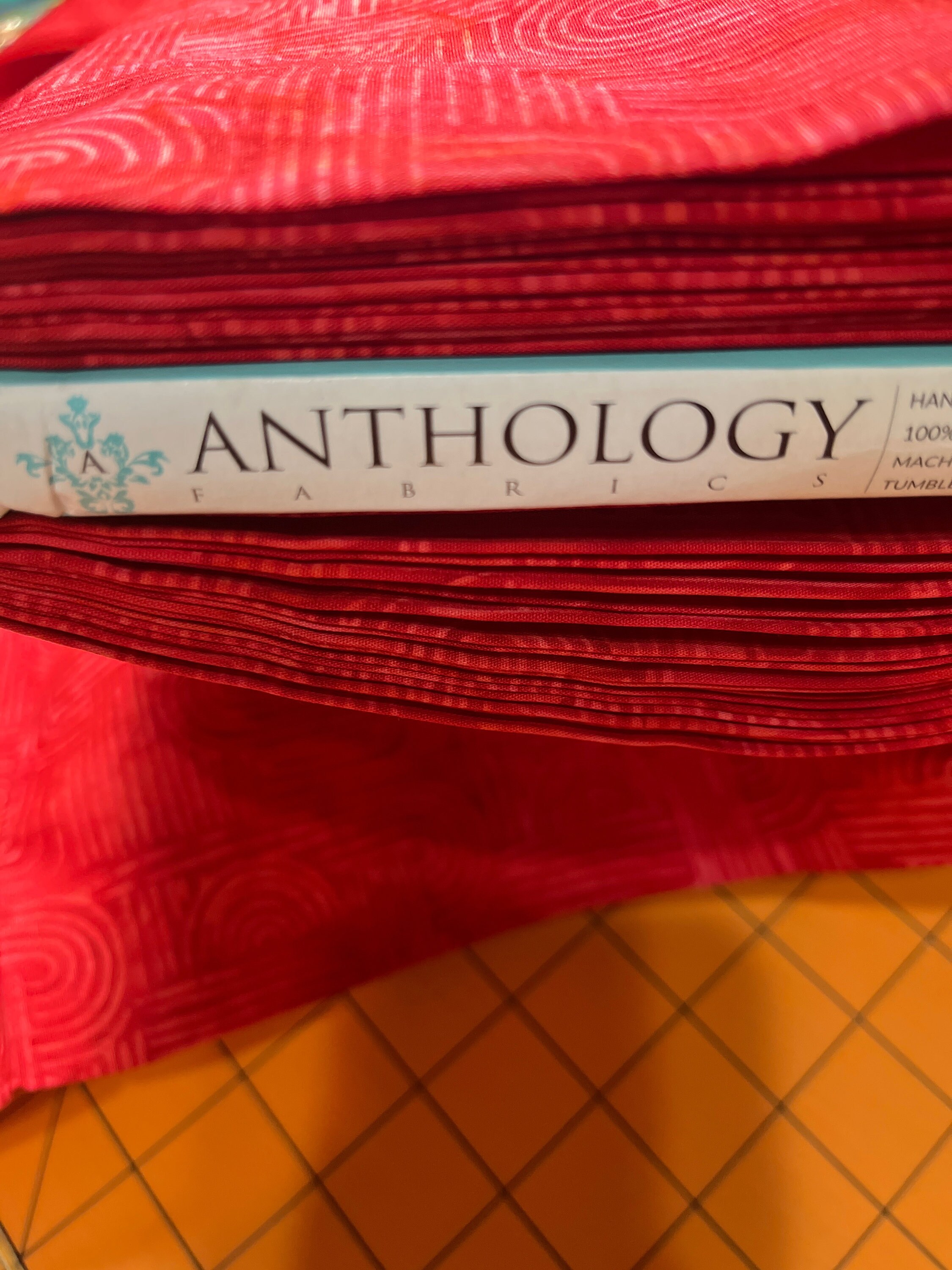 Batik Red Anthology Zen Garden in Passion Color. BTY or BTHY - Etsy