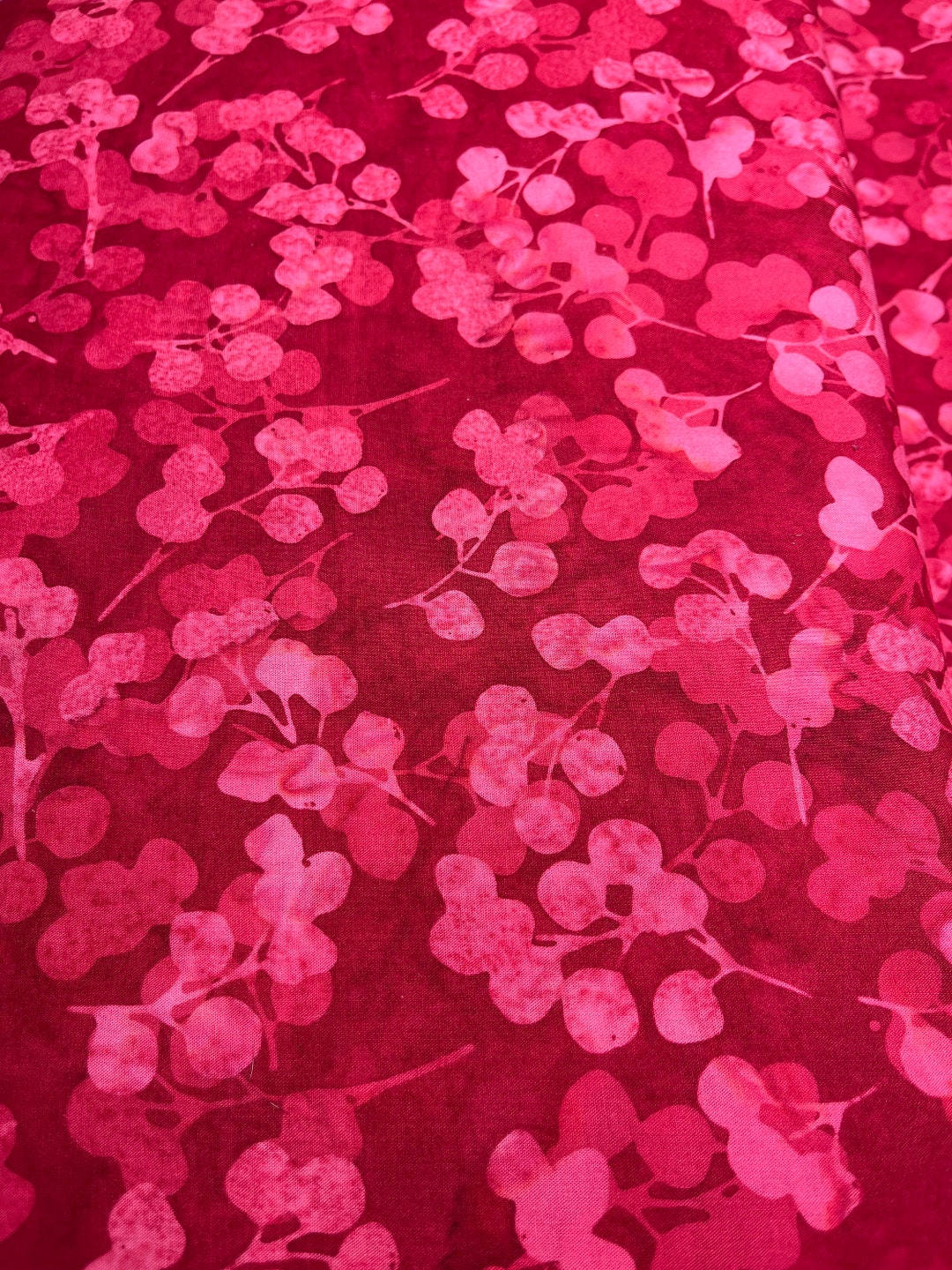 Batik Red Bali Hoffman Batik. BTY or BTHY V2531 #5 - Etsy