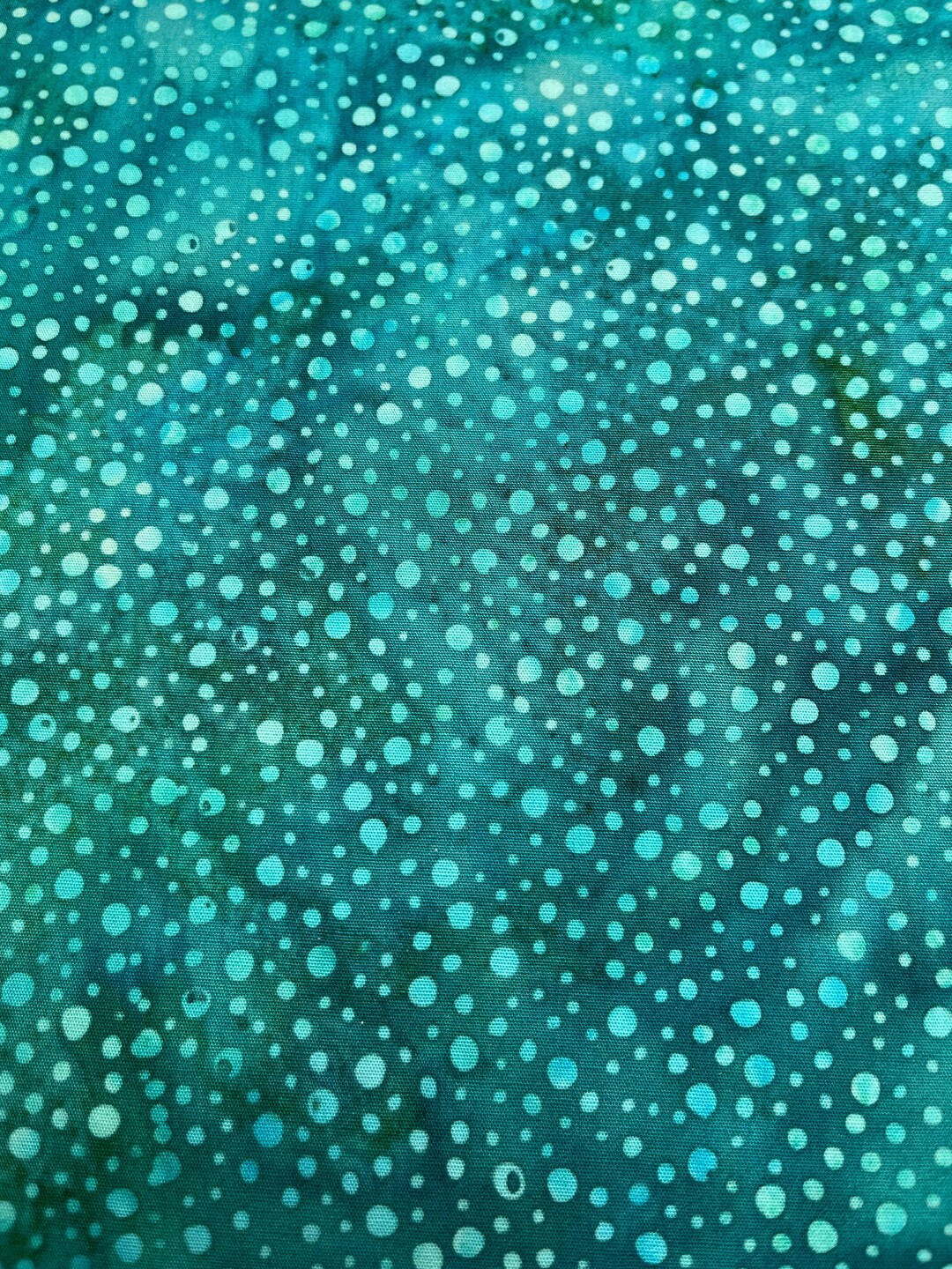 Batik Teal Dots Island Batiks Grove Collection. BTY or BTHY - Etsy