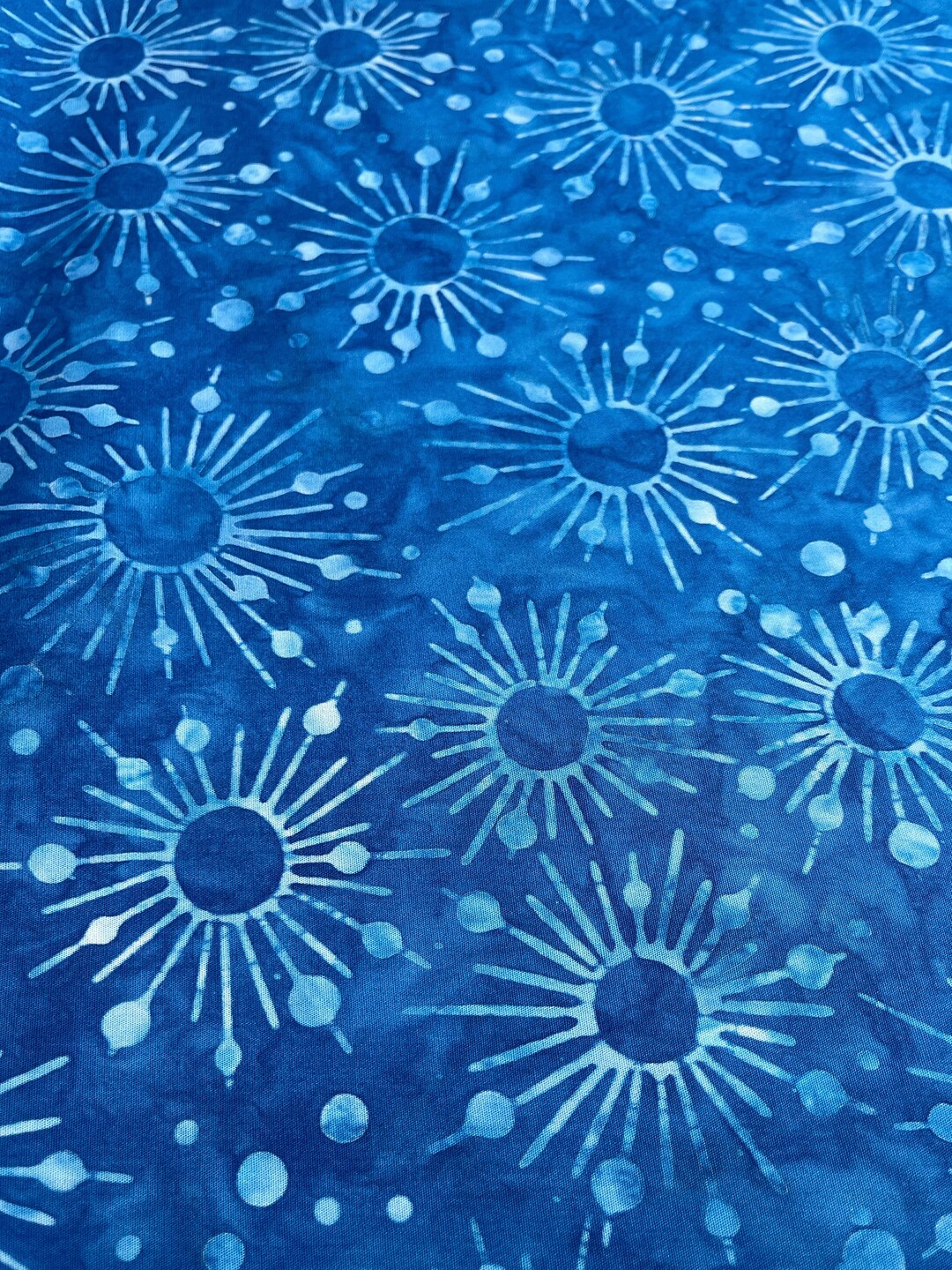 Batik Royal Blue Celestial Robert Kaufman Starburst BTY or BTHY - Etsy