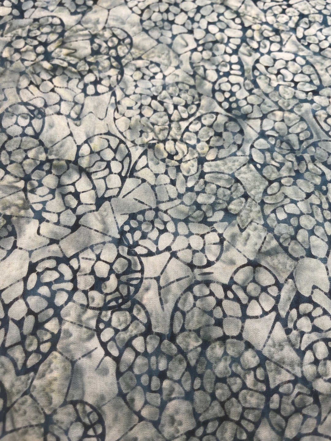 Batik Gray Silverado Canyon Cacti Island Batiks Grey Prickly Pear BTY ...