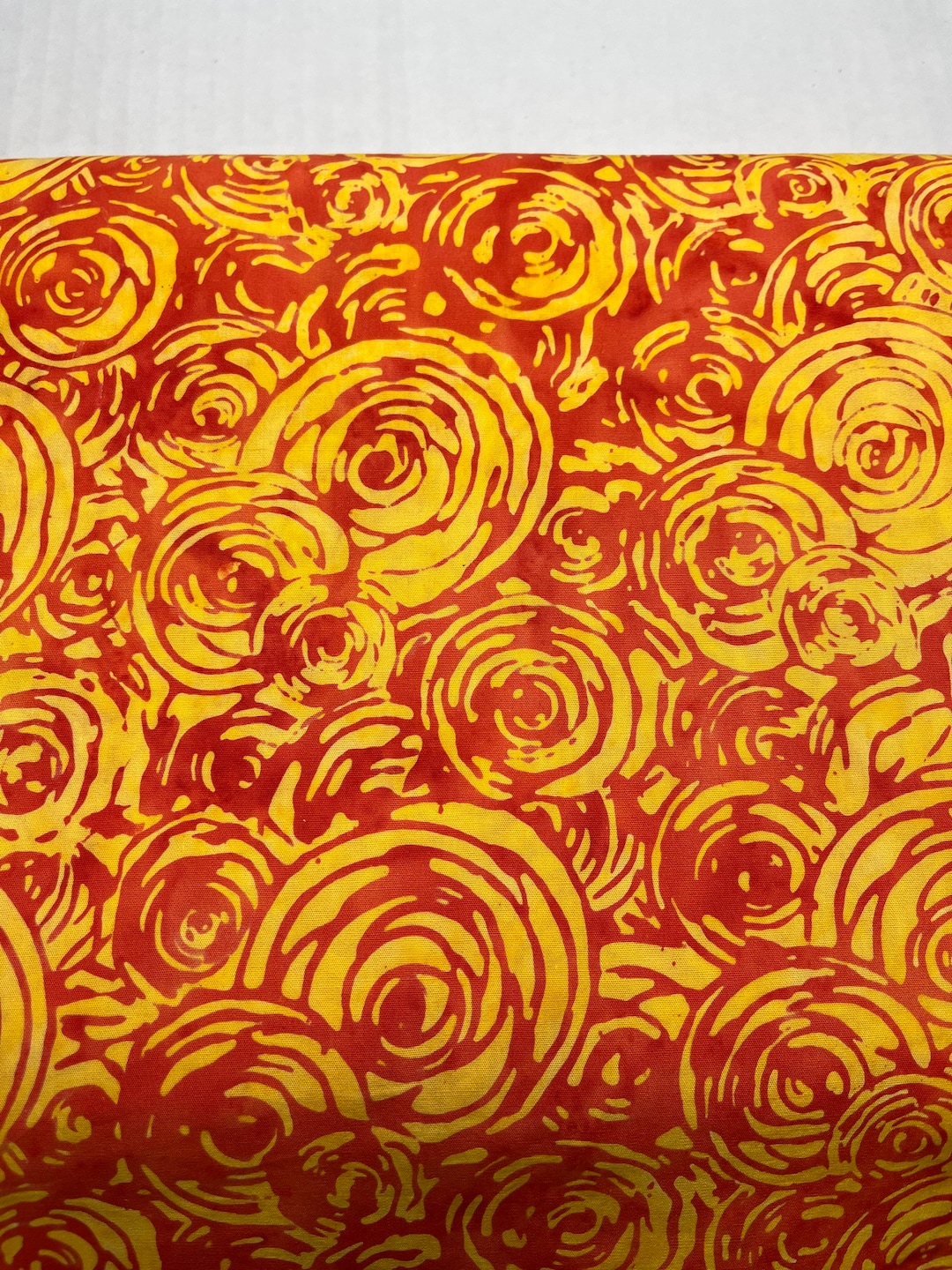 Batik Circular Roses Baliscapes Tigerlily Sunburst Floral by Anthology Batiks BTY or BTHY. - Etsy