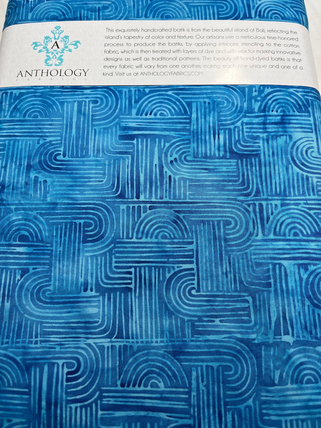 Batik Blue Anthology Zen Garden in Tranquil Color. BTY or BTHY - Etsy