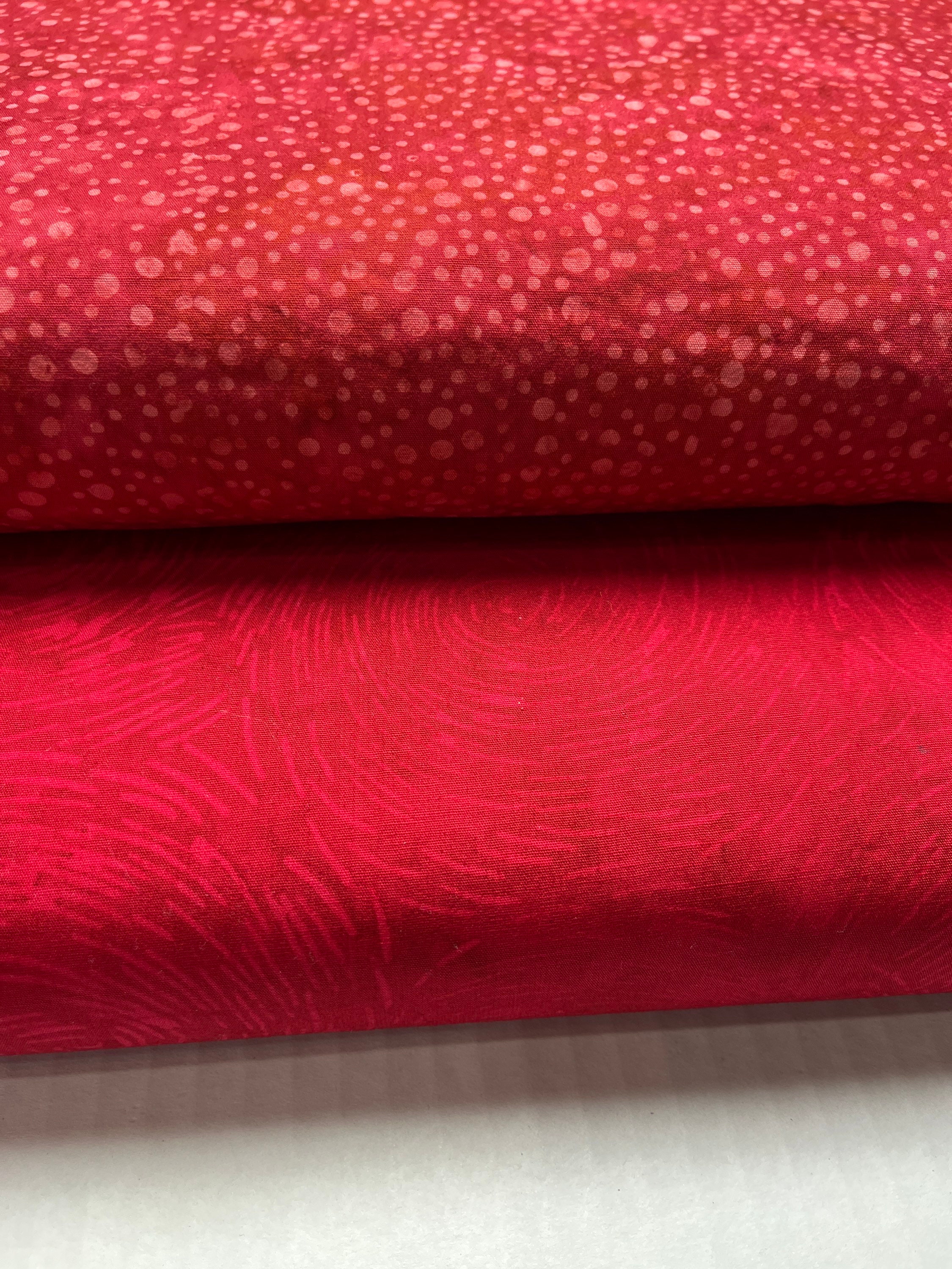 Batik Red Cherry Bubbles Island Batik BTY or BTHY - Etsy