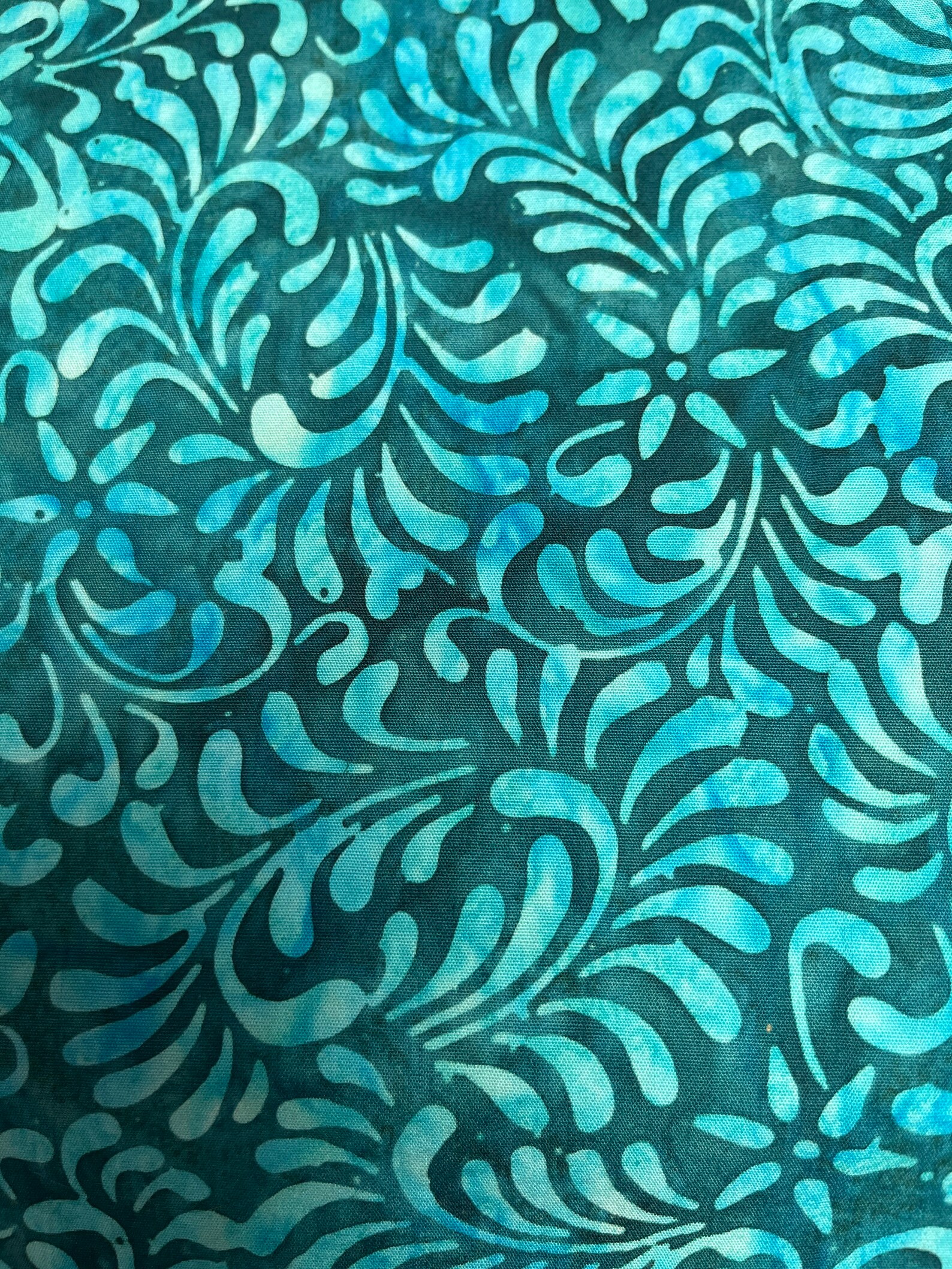 Batik Teal Blue Riley Blake Expressions Tjap Batik Fabric. BTY - Etsy
