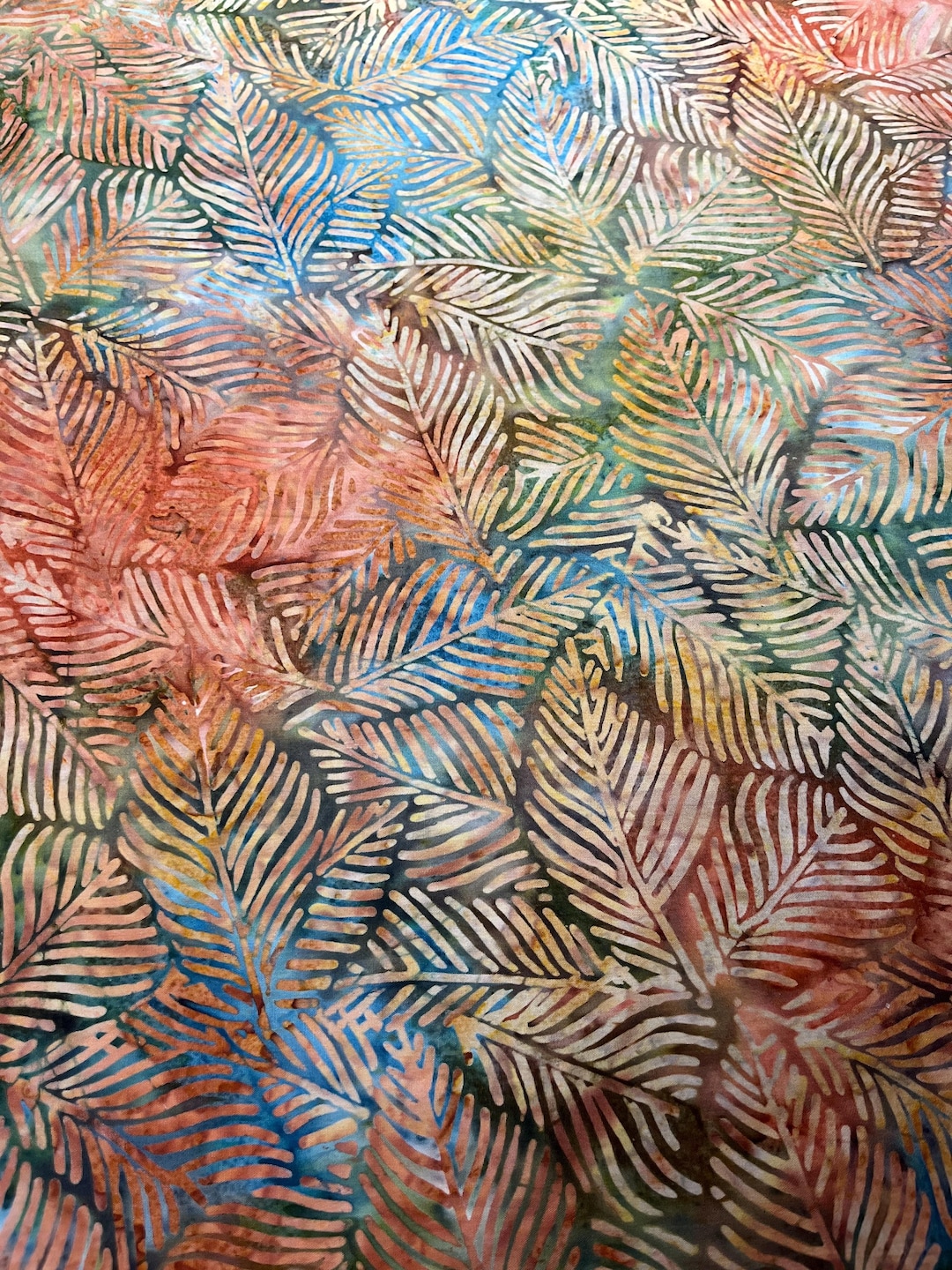Batik Trail Palm Leaves Anthology Sequoia 2800QX BTY or BTHY Continuous ...