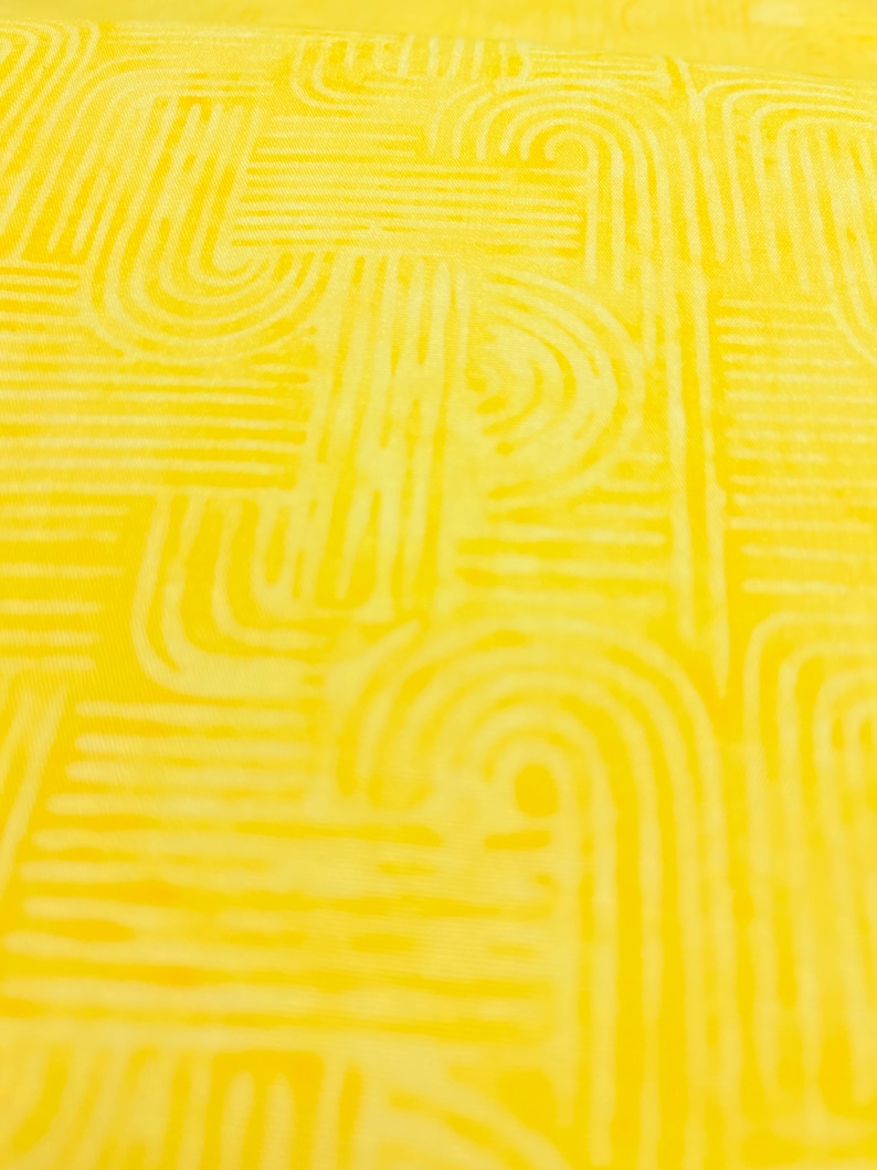 Batik Cheerful Yellow Zen Garden Fabric by Anthology Batiks. - Etsy