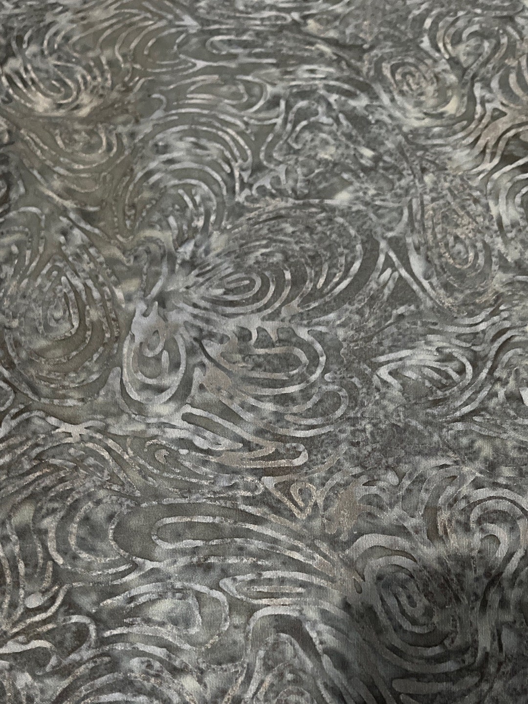 Batik Gray Grey Marble Smoke Blender by Island Batiks BTY or BTHY - Etsy