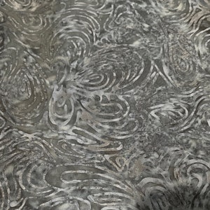 Batik Gray Grey Marble Smoke Blender by Island Batiks BTY or BTHY - Etsy
