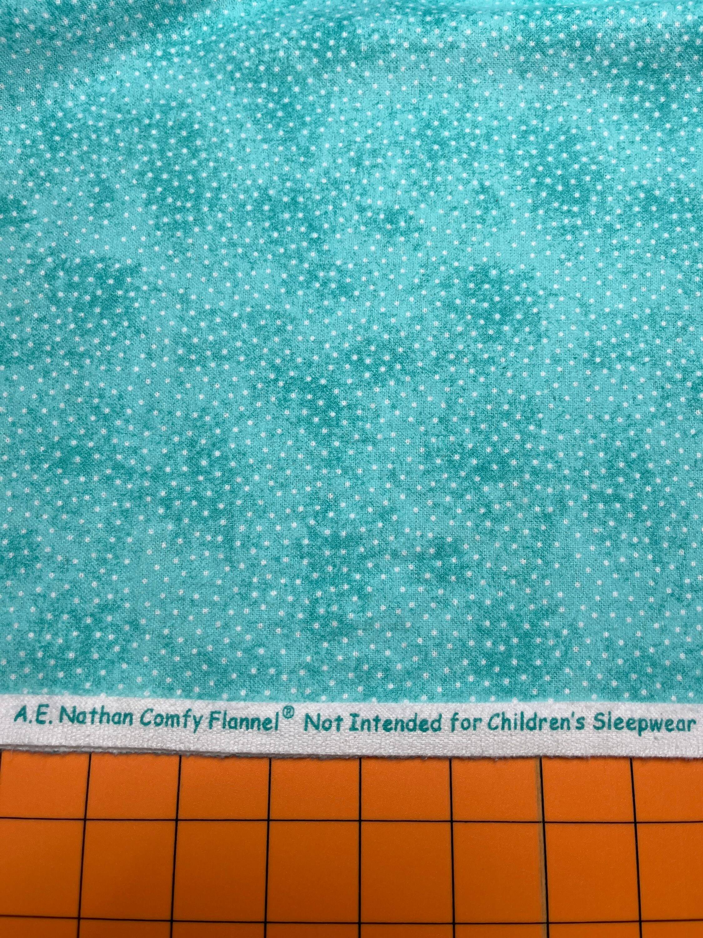 Comfy Flannel Mint Dot by A E Nathan. by the Yard or Half - Etsy