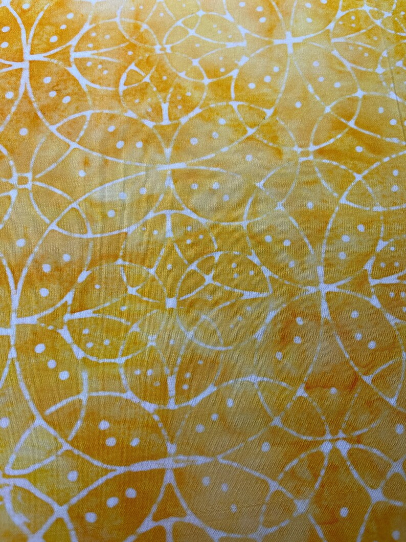 Batik Yellow Moodscapes by Robert Kaufman Artisan Batiks Fabric. BTY or ...