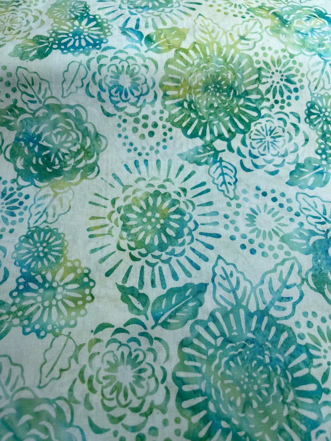 Batik Aqua Hermosa Sea Glass Artisan Batiks by Robert Kaufman. SRK ...