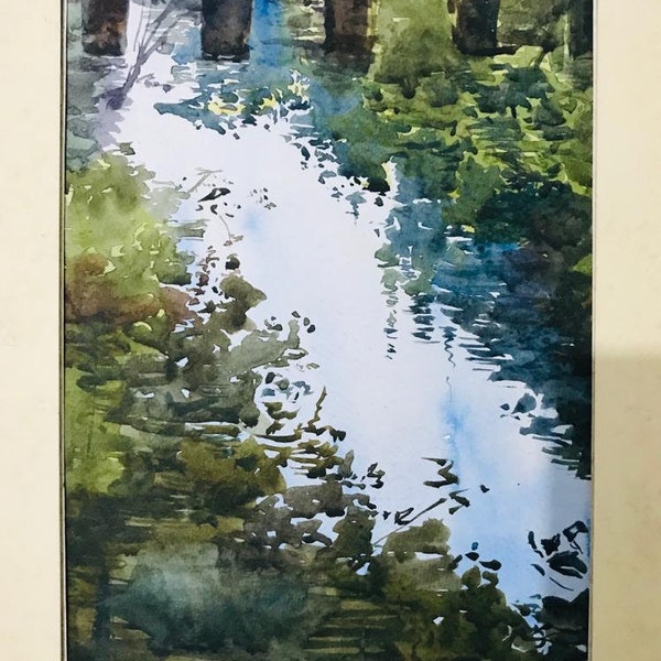 Water Reflection Art - Etsy