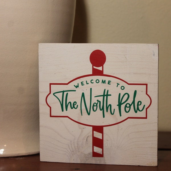 Custom North Pole Sign - Etsy