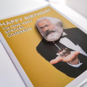 Karl Marx happy Birthday to One Very Special Comrade Birthday Greeting ...