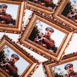 Lenin With a Cat Wholesome Communist Leftist Vinyl Sticker: Vintage ...