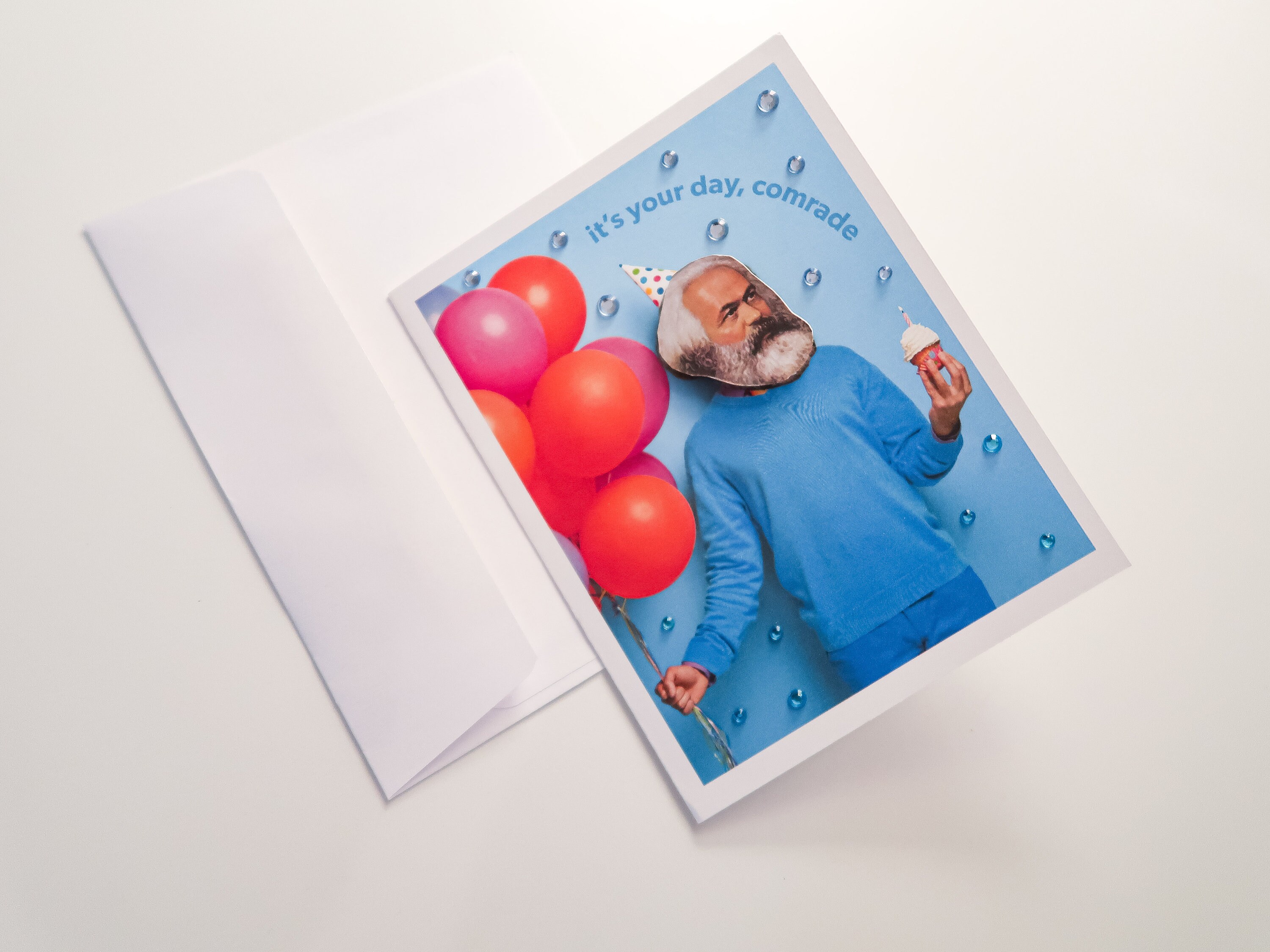 3-Pack of Communist Birthday Cards: Karl Marx & Vladimir Lenin | Etsy