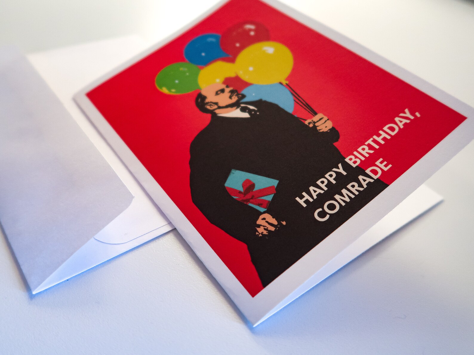 Lenin Birthday Card happy Birthday Comrade - Etsy