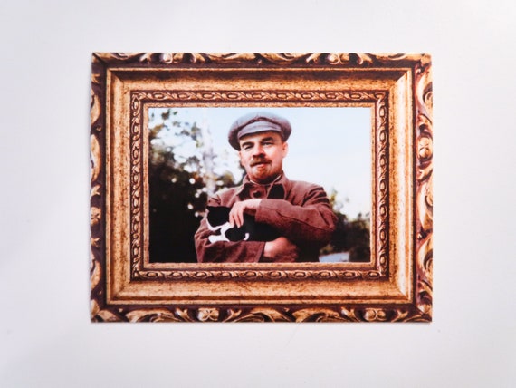 Lenin With a Cat Wholesome Communist Leftist Vinyl Sticker: | Etsy