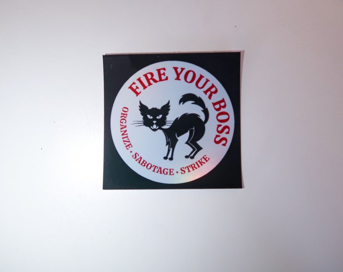 Unionize Stickers Kitten IWW Leftist Socialist Communist Union Cat ...