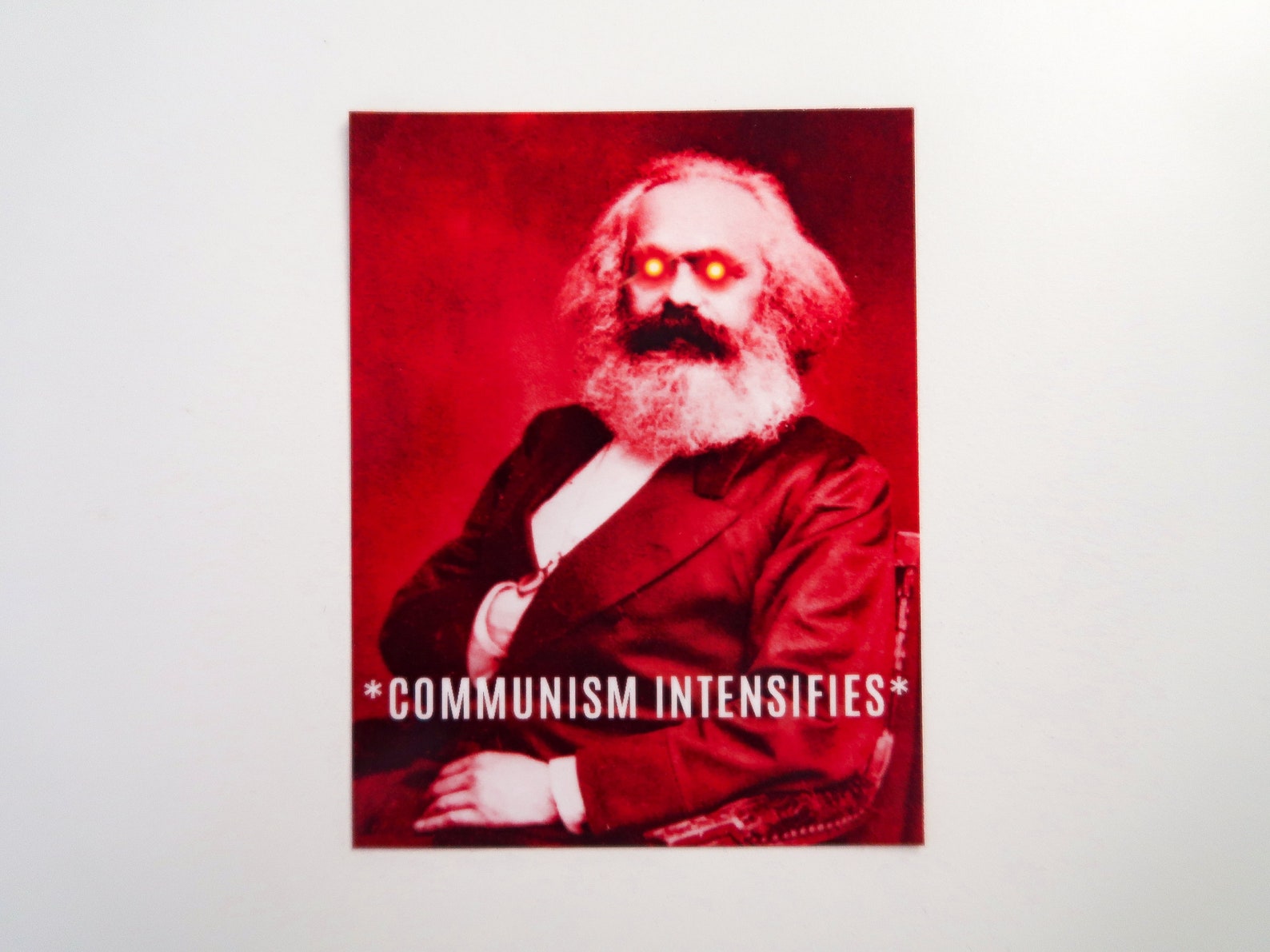 Karl Marx éblouissement rouge Communism Intensifies | Etsy